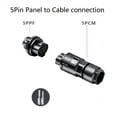 Waterproof Cable Connector 3 5 Pin Aviation Male Female Wire Connectors