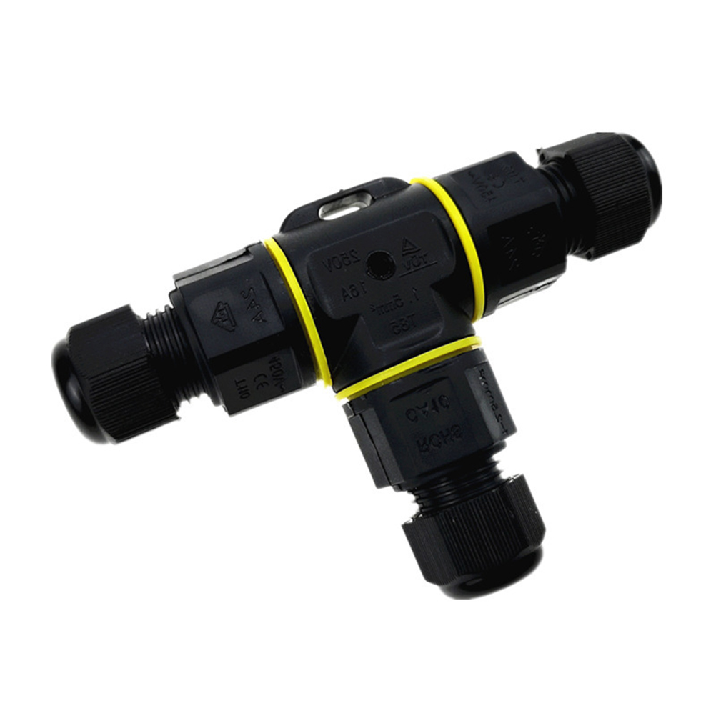Waterproof Cable Connector Landscape Light Wire T-shaped Power Joint ...