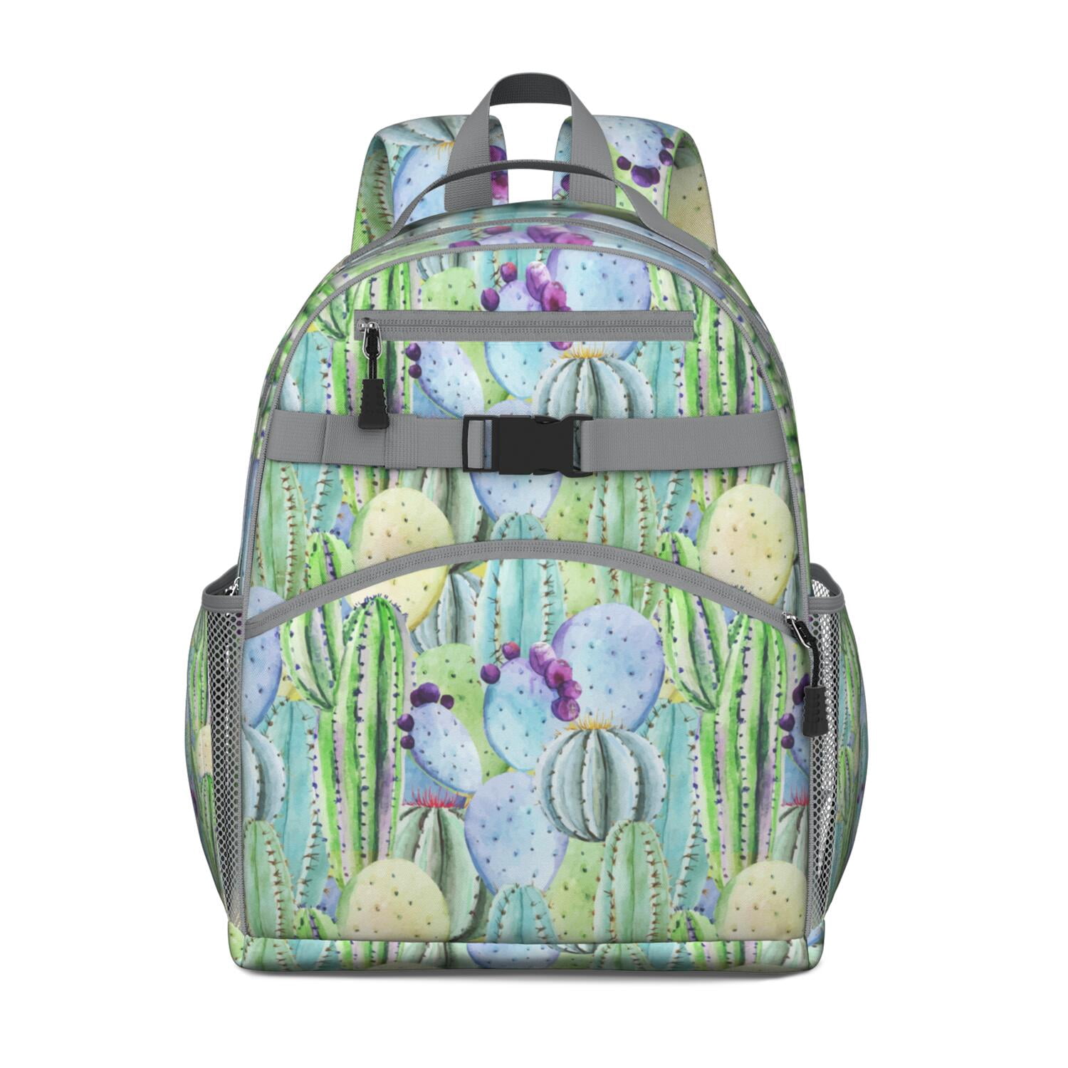 Waterproof Cactus Backpack - Ergonomic School Bag with Chest Strap ...