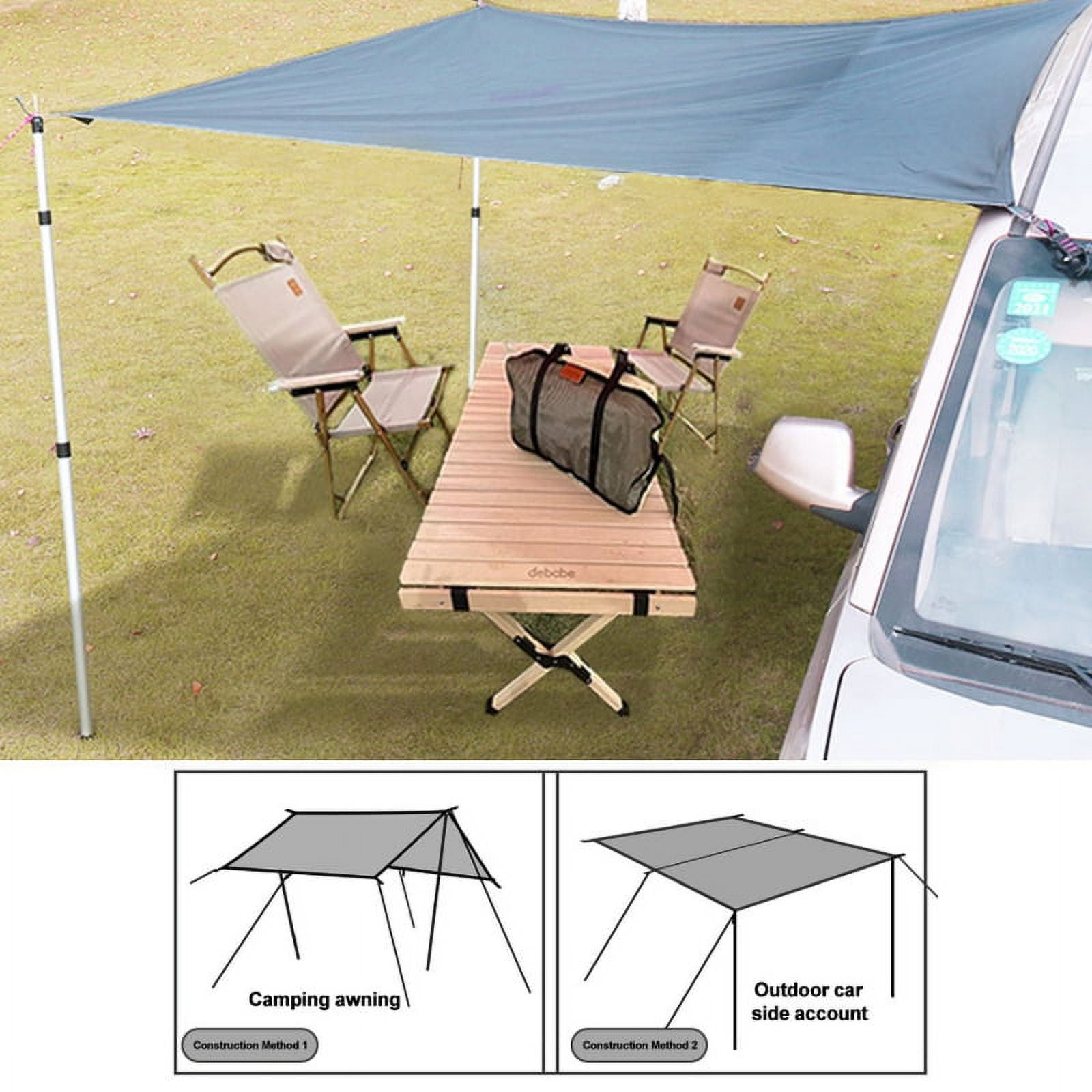 Waterproof Camping Tarp Lightweight to Cover Sun or Rain, Large Compact ...