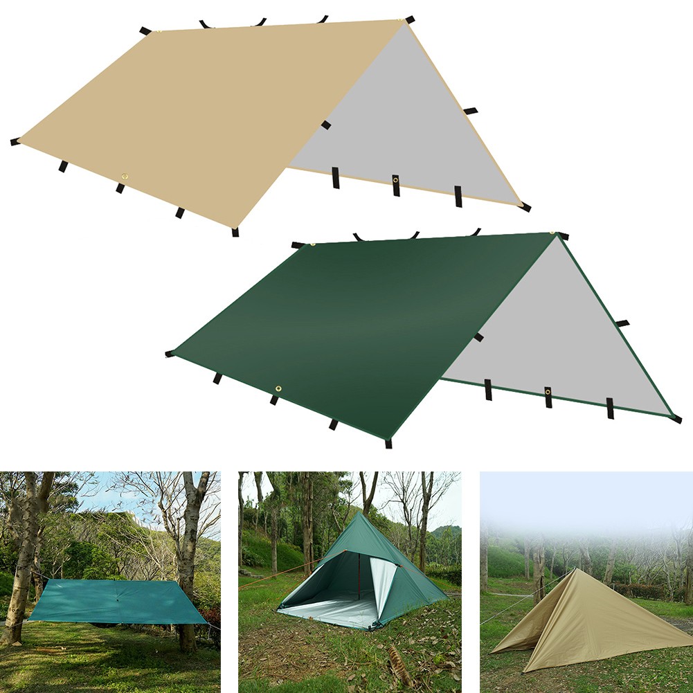Waterproof Camping Tarp Tent Canopy Sun Shelter for Camping Hiking ...