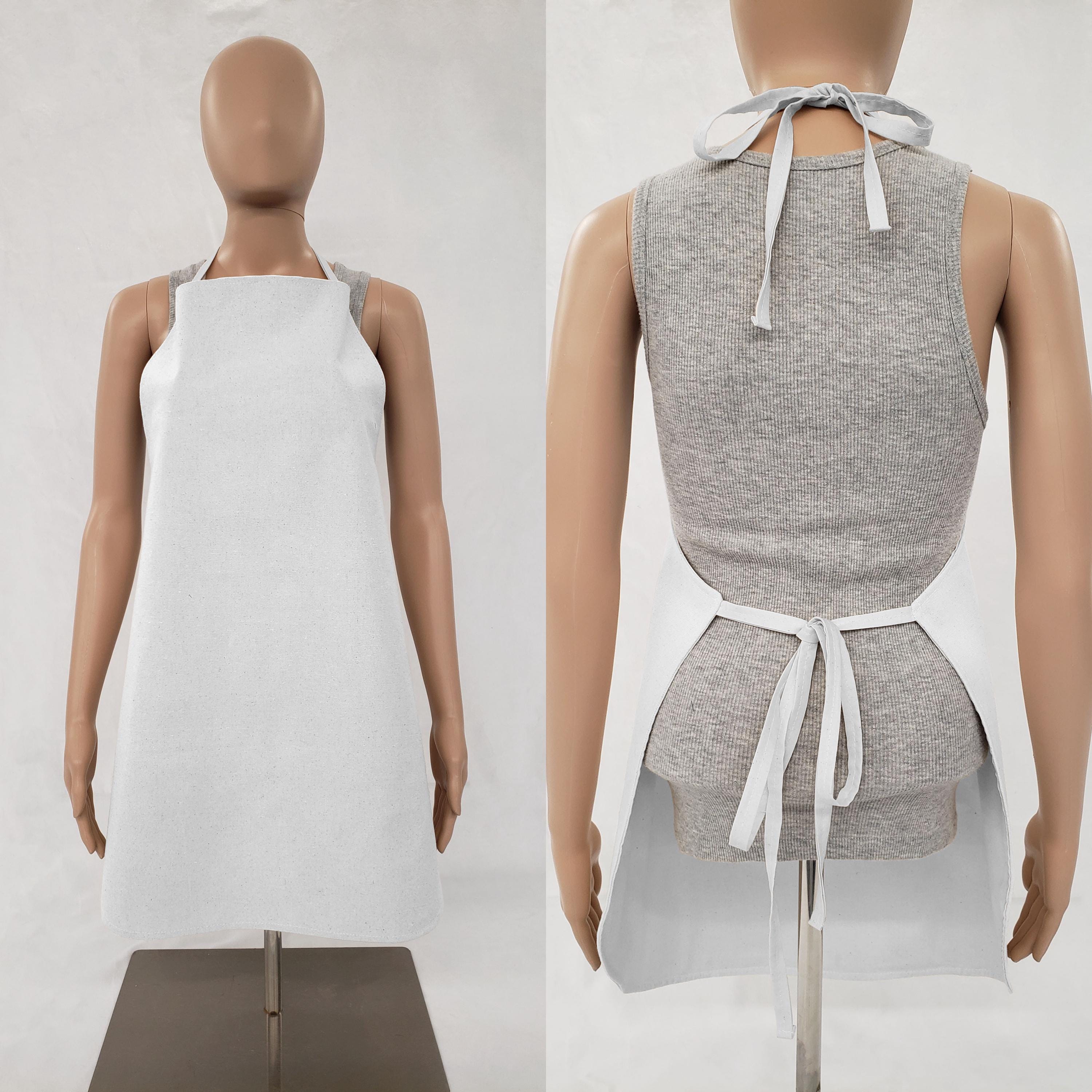 Waterproof Canvas Bib Apron by Penny's Needful Things (White) - Walmart.com