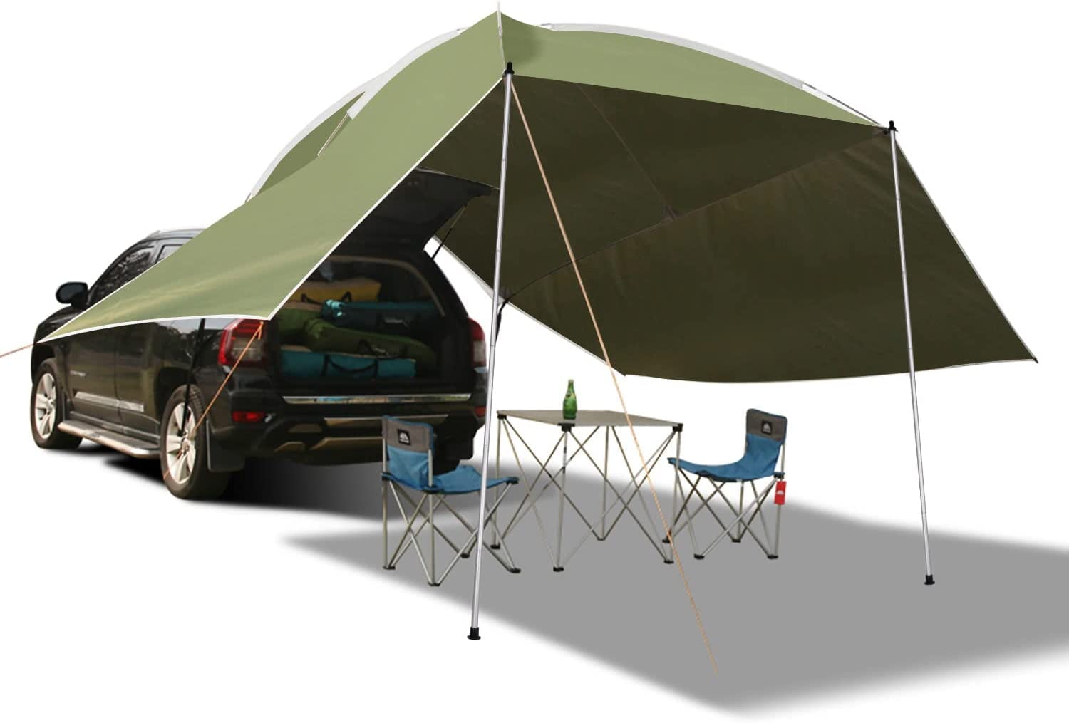 Waterproof Car Awning Sun Shelter, Portable Auto Canopy Camper Trailer ...