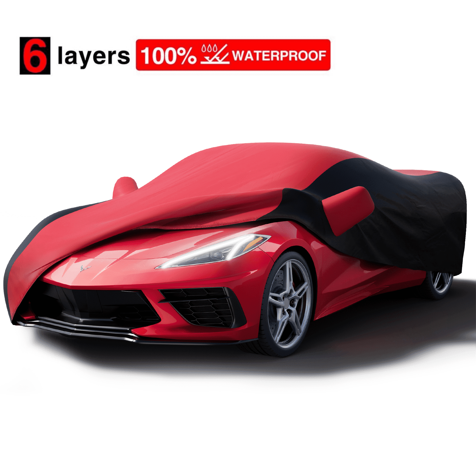 Waterproof Car Cover for Chevy Chevrolet Corvette C8 2020-2022 No Fade ...