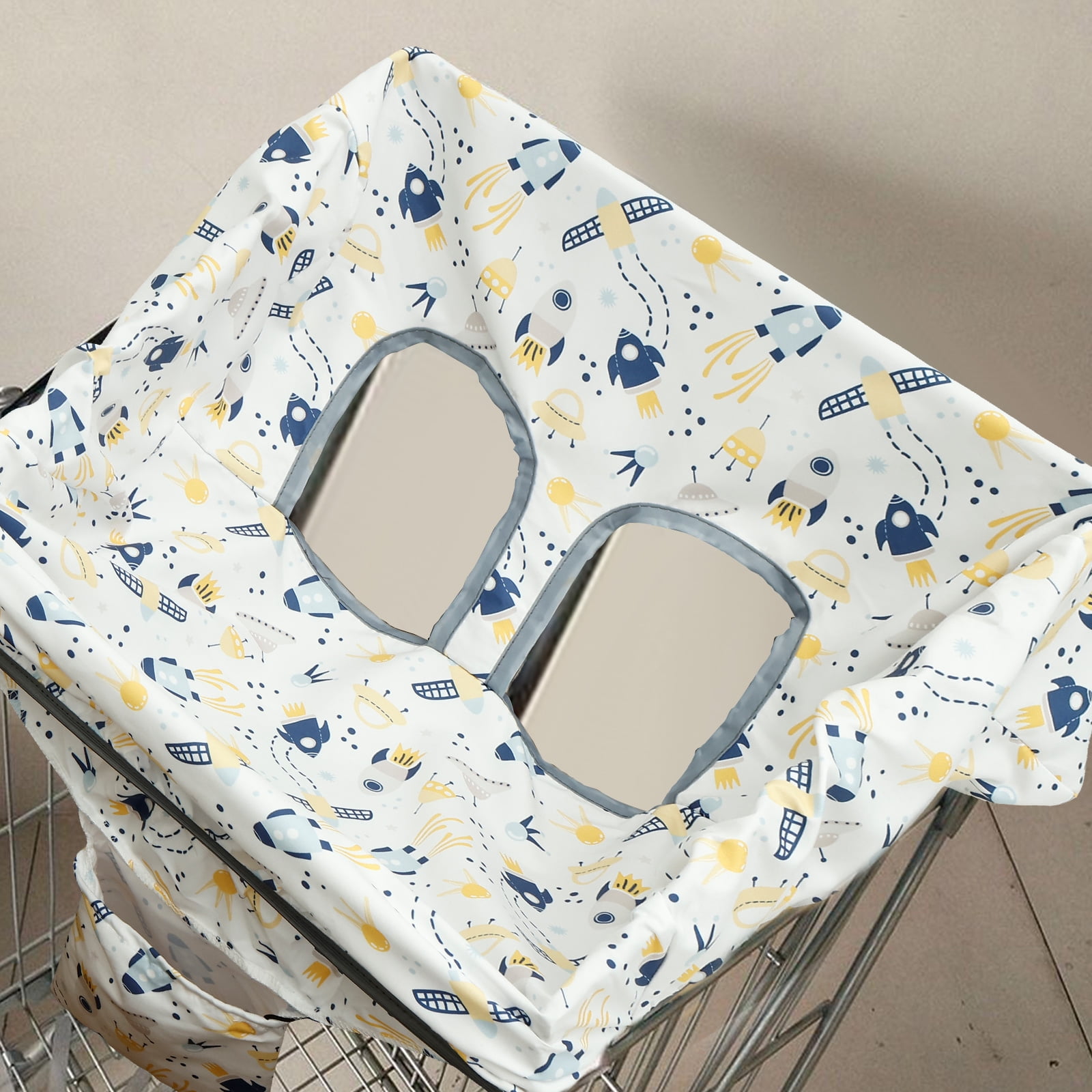 Waterproof Carton Style Shopping Trolley Seat Cover Soft Comfortable ...