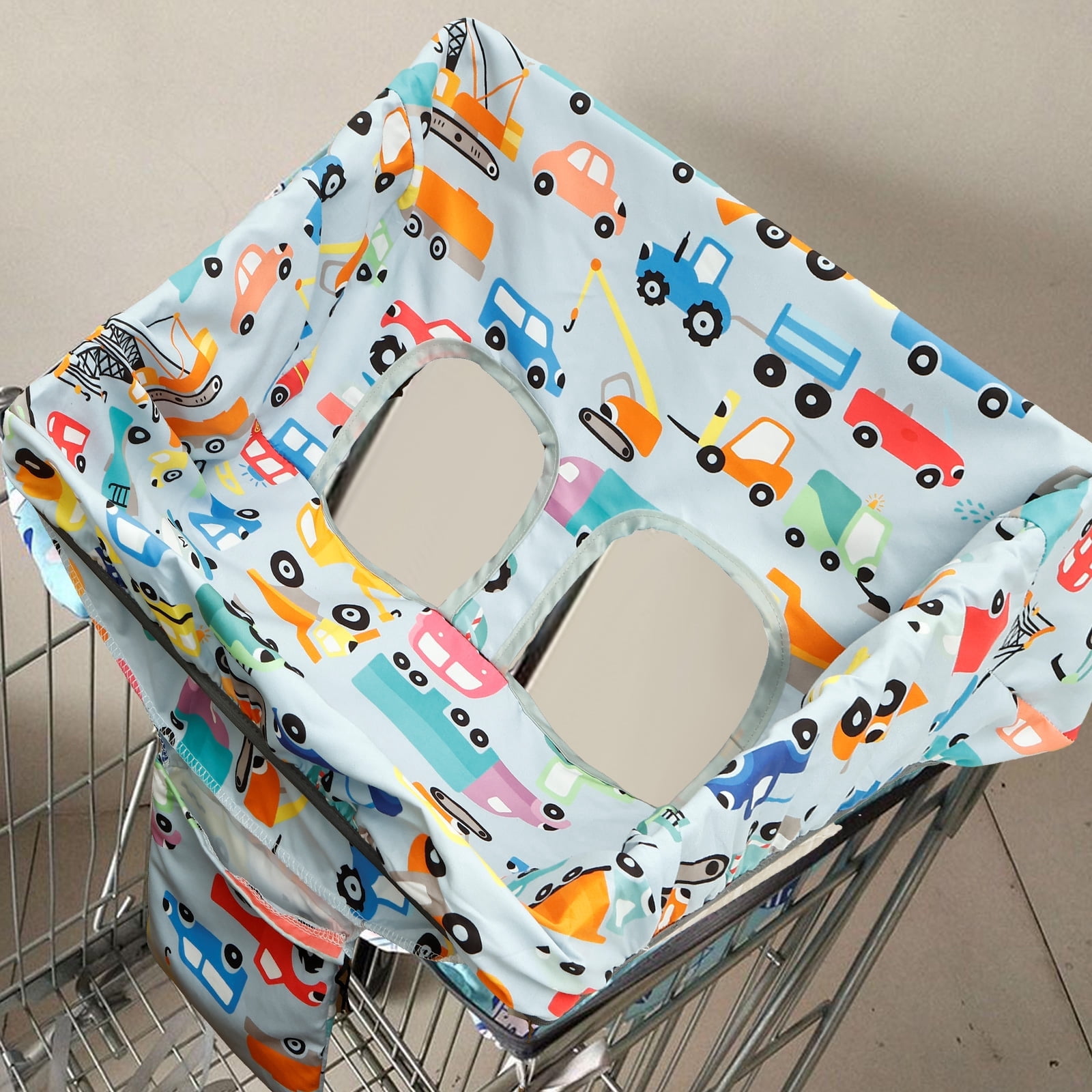 JTWEB Waterproof Cartoon Shopping Cart Seat Cover Soft Comfortable Baby ...