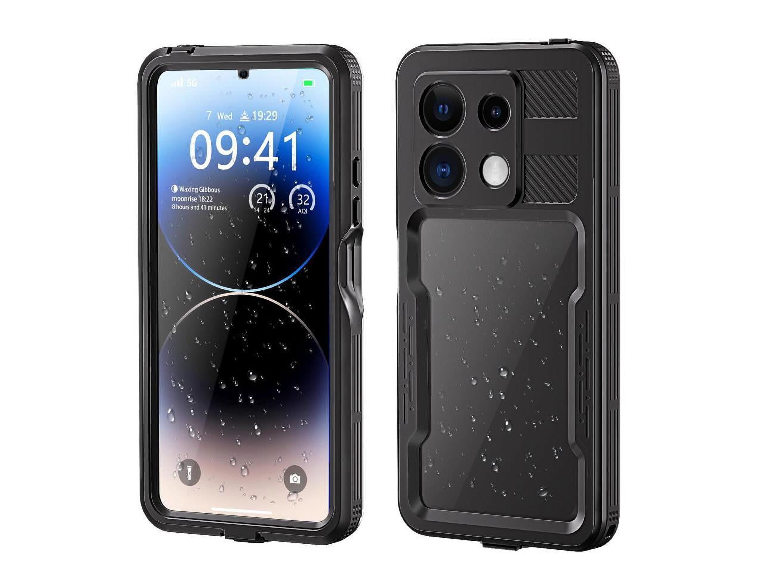 Waterproof Case for Xiaomi Redmi Note 13 Pro 5G, IP68 Waterproof 360 ...
