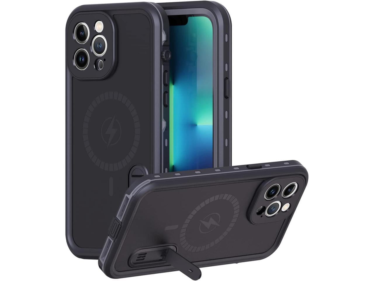 Waterproof Case for iPhone 13 Pro Max with Mag-Safe Charging, Built-in ...
