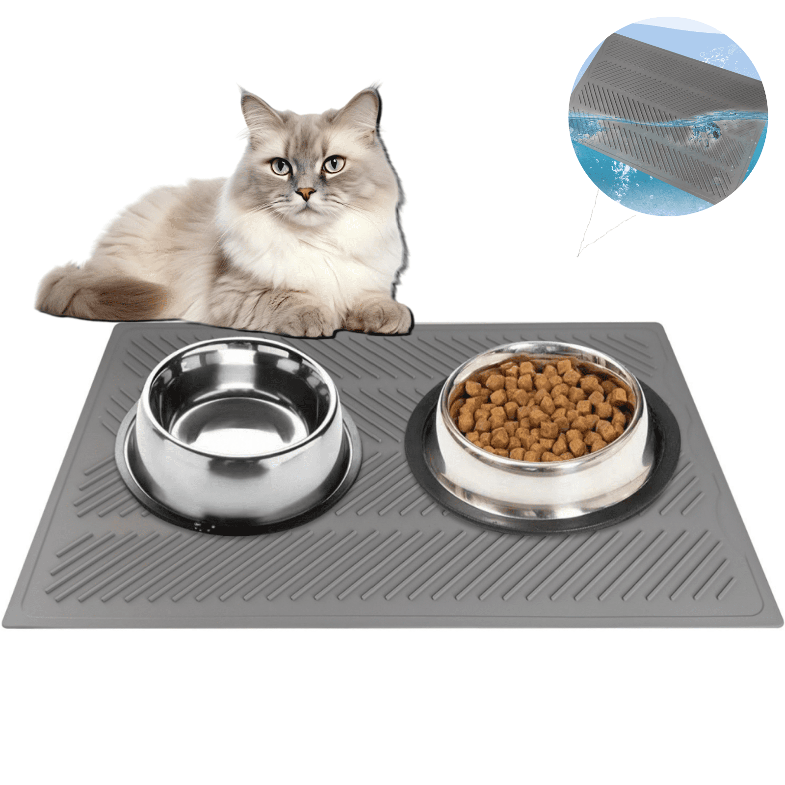 Waterproof Cat Litter Mat, Litter Trapping Mat, Easy Clean Cat Litter ...