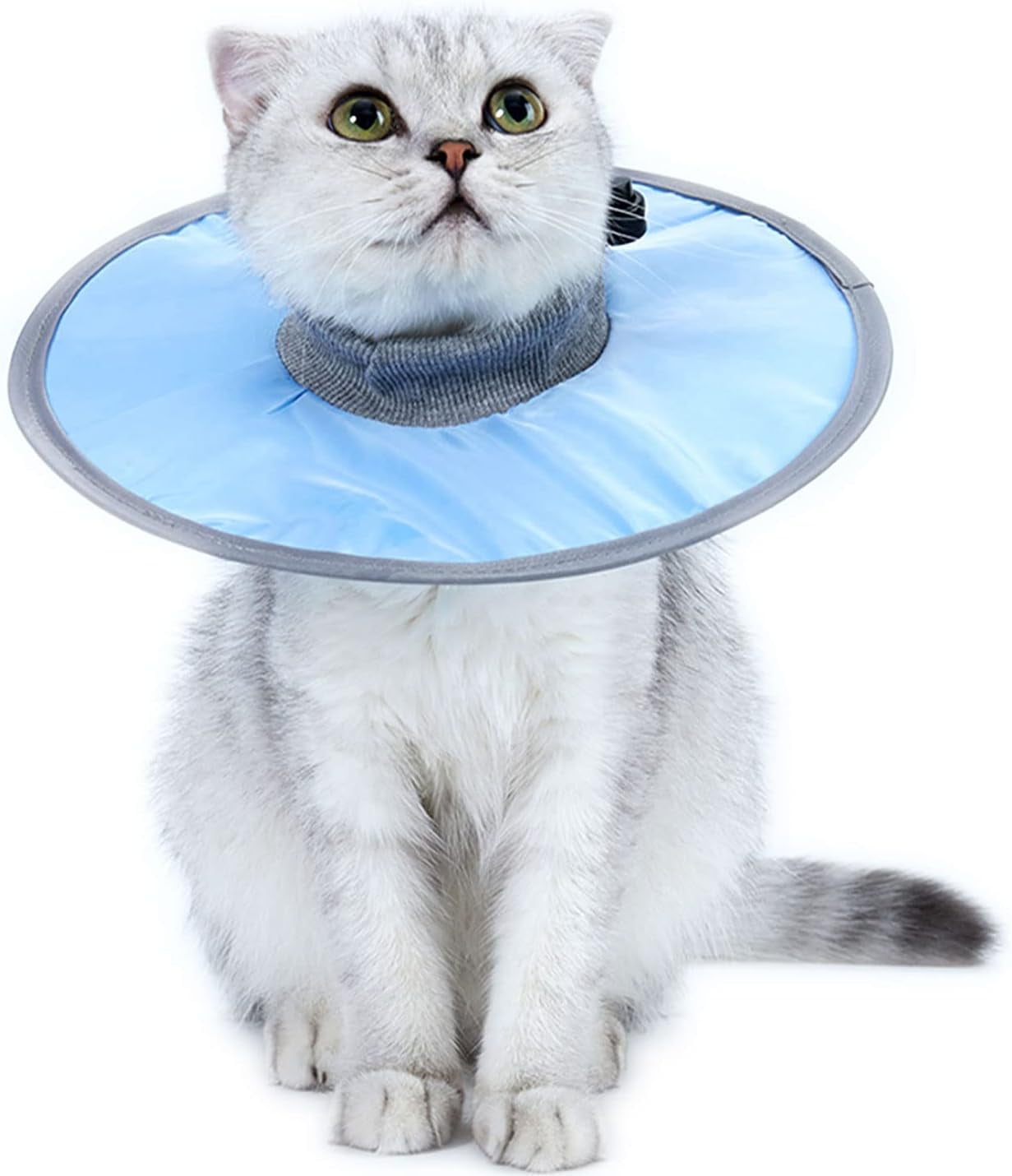 Waterproof Cat Recovery Collar, Adjustable Pet Cone Collar, Protective ...