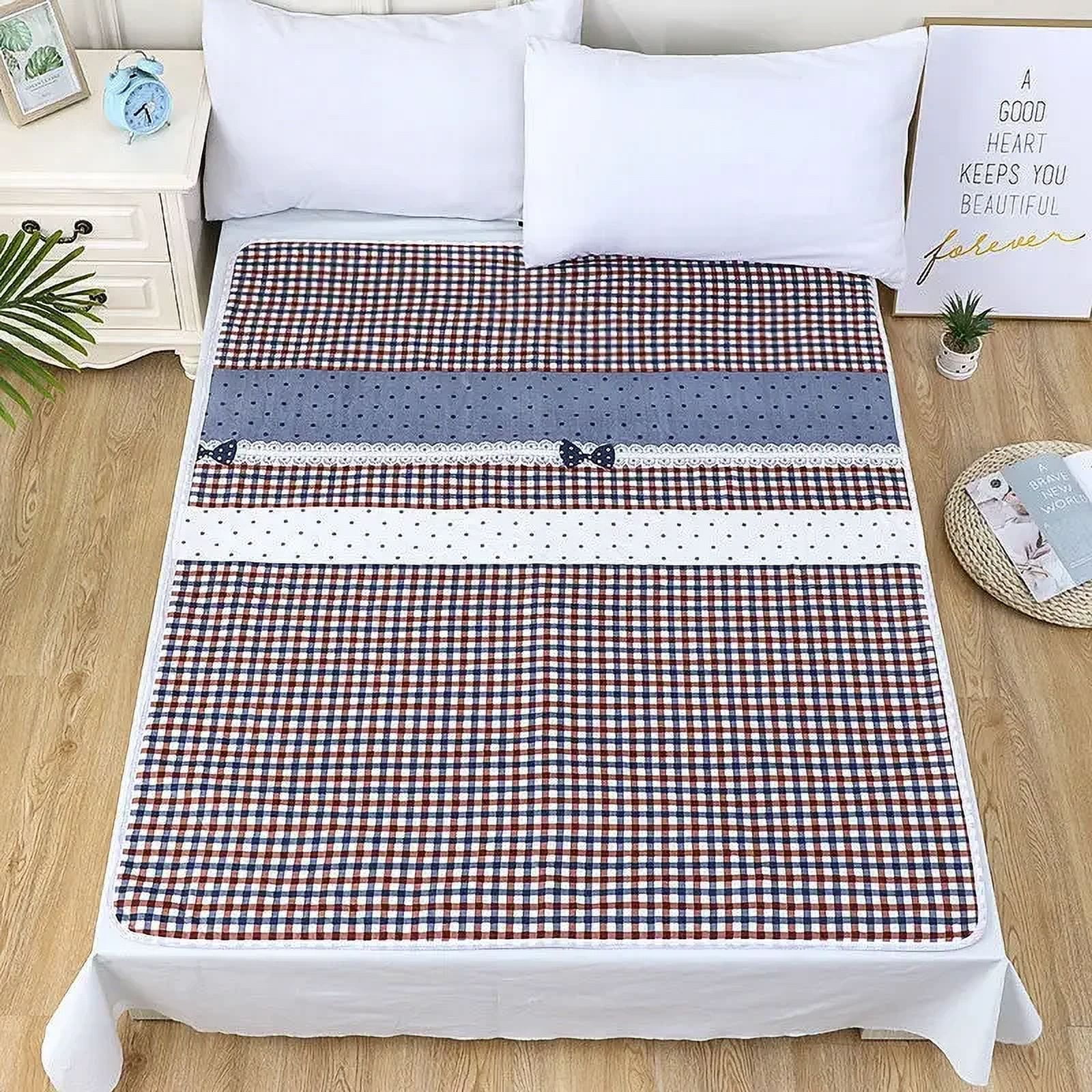 Waterproof Changing Pad Bedsheet Cover Urine Mat Reusable Adult Diaper ...