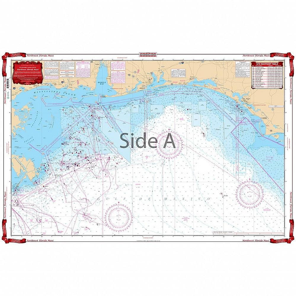 Waterproof Charts 18 Northwest Florida Maxi Standard Navigation Maps ...