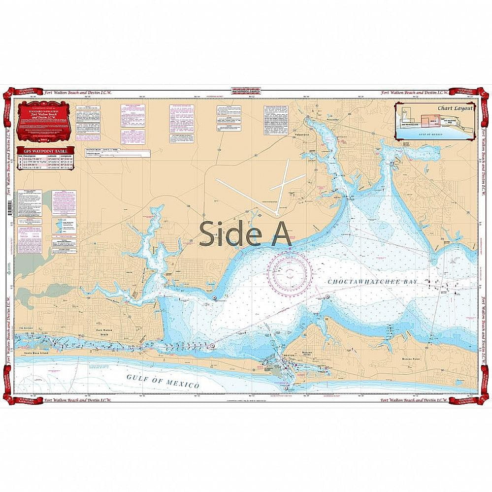 Waterproof Charts 91 Fort Walton Beach & Destin ICW Standard Maps ...
