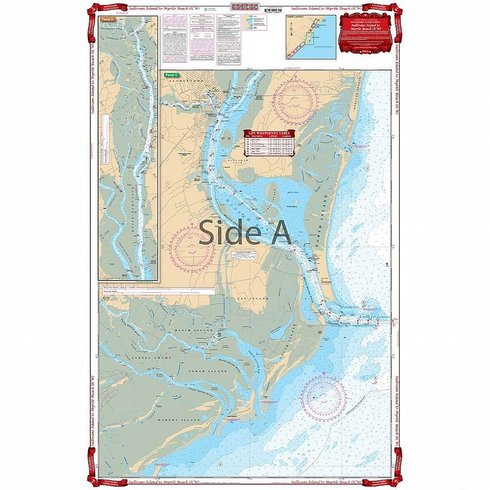 Waterproof Charts 98 Charleston Harbor to Myrtle Beach Standard Maps ...