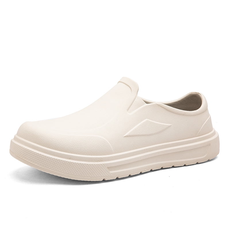 Waterproof Chef Shoes for Men Slip Resistant Men's Slip-On Oil & Slip ...