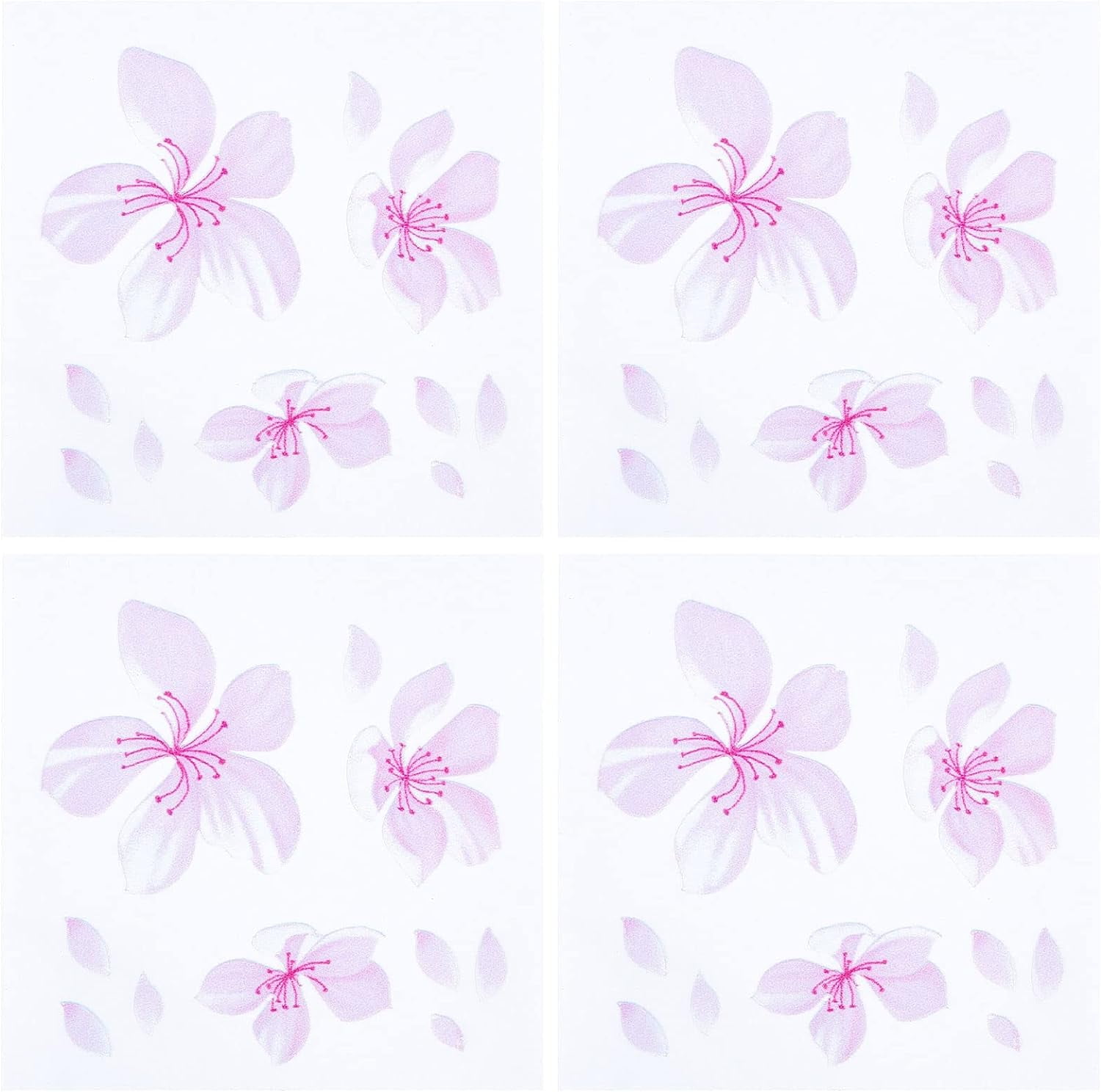 Waterproof Cherry Blossom PET Waterpoof Car Stickers Car Decals for ...