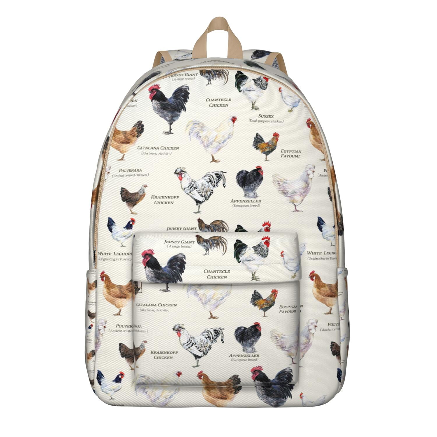 Waterproof Chicken Coop Backpack, Lightweight School Bag with Cute ...