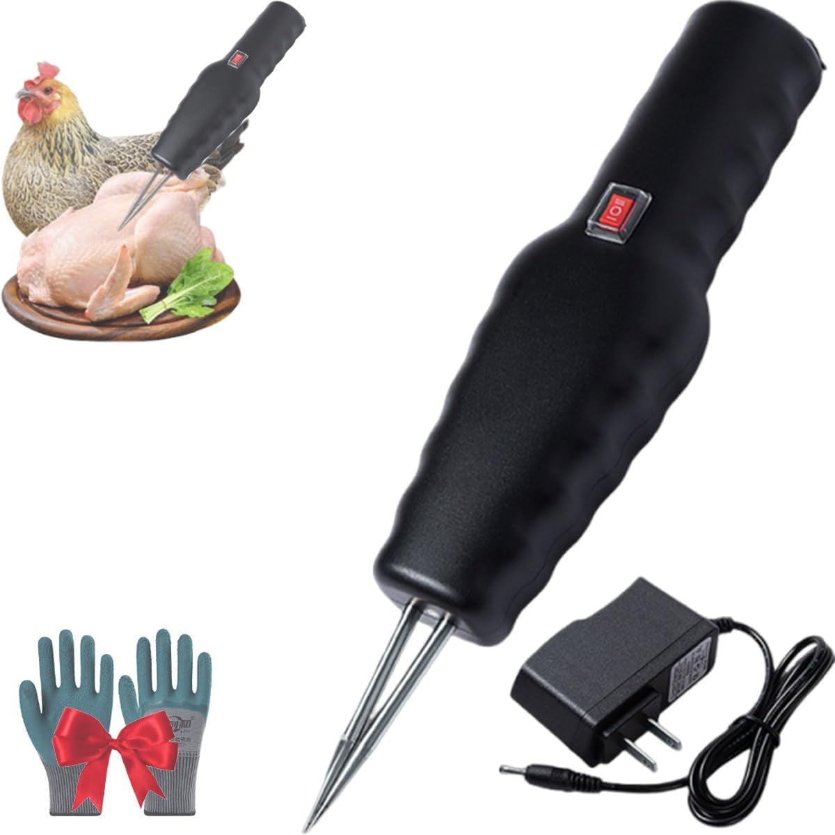 Waterproof Chicken Plucker, Electric Quick Chicken Plucker Handheld for ...