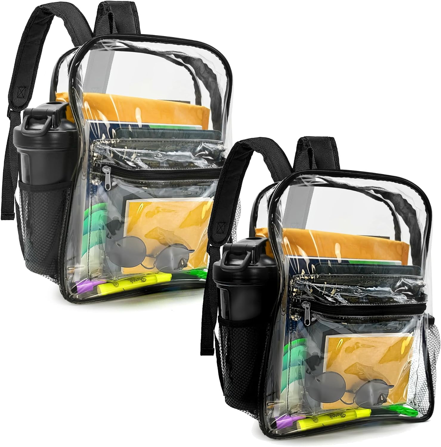 Waterproof Clear Backpack -Small and Transparent Backpack - Guard Dog ...