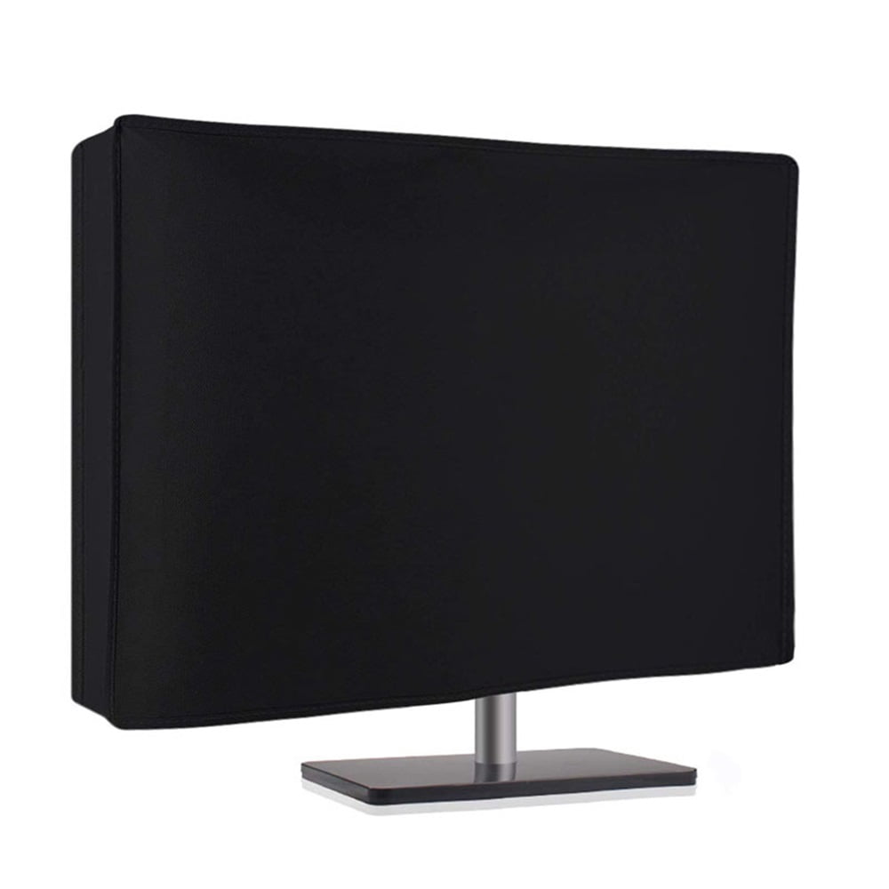 Waterproof Computer Monitor Dust Cover, Black Full Body Cover for ...