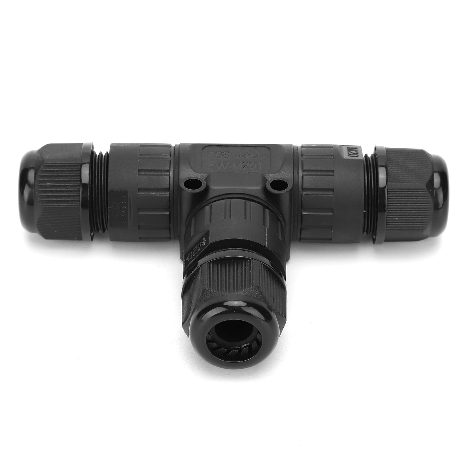 Waterproof Connector for Outdoor Electronic Cable Joint 3Pin IP68 M20T‑3P 9‑12MM - Walmart.com