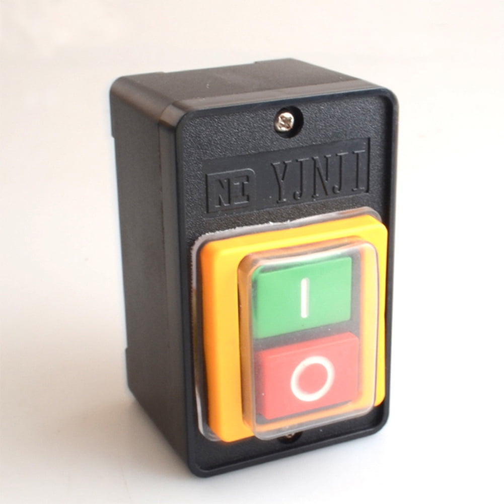 Waterproof Control Push Button Switch for Electronic Diy Machine Drill Motor on / Off Start ...