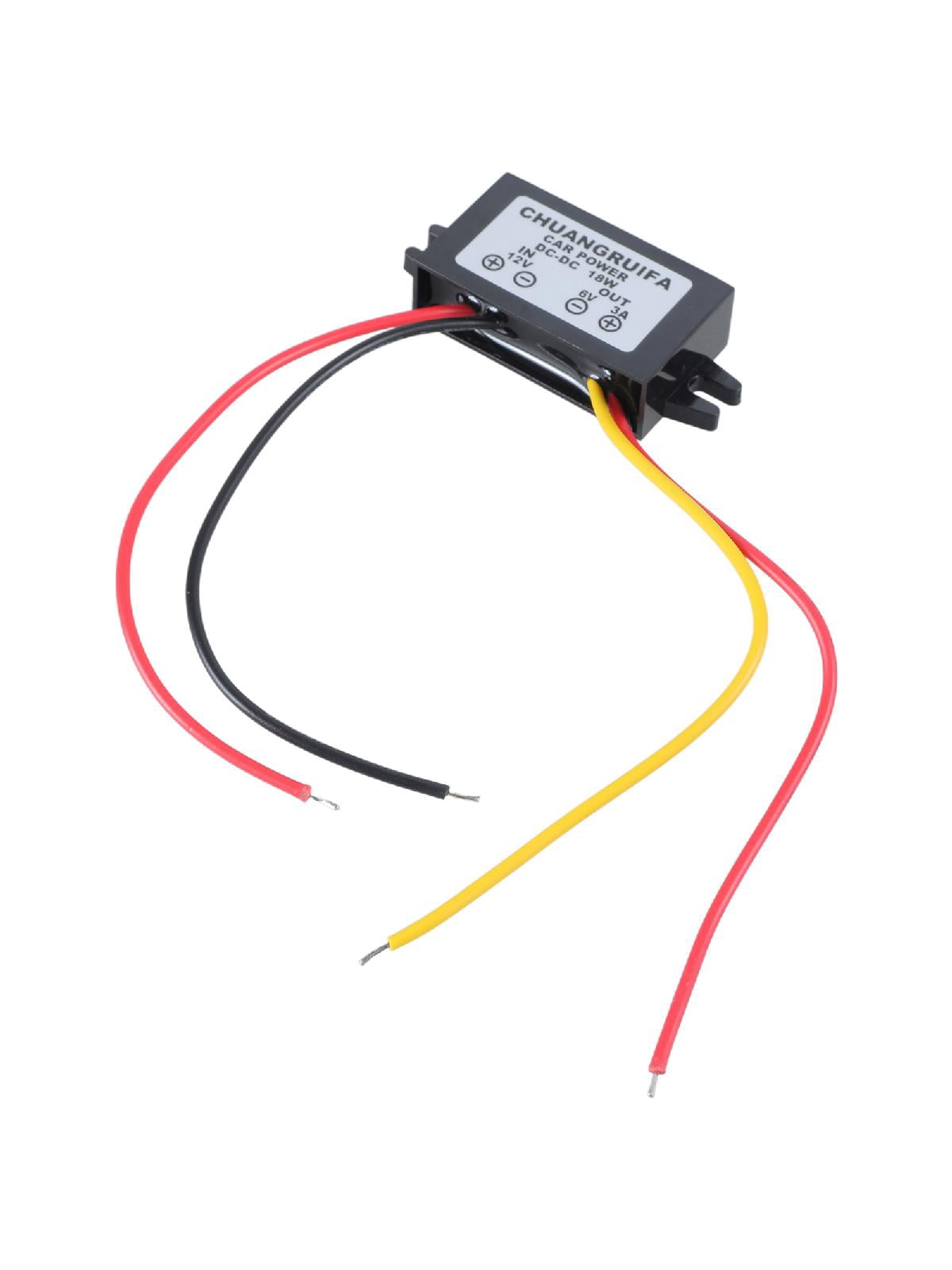 Waterproof Converter 12V Step Down To 6V 18W Max 3A for DC/for DC Power ...