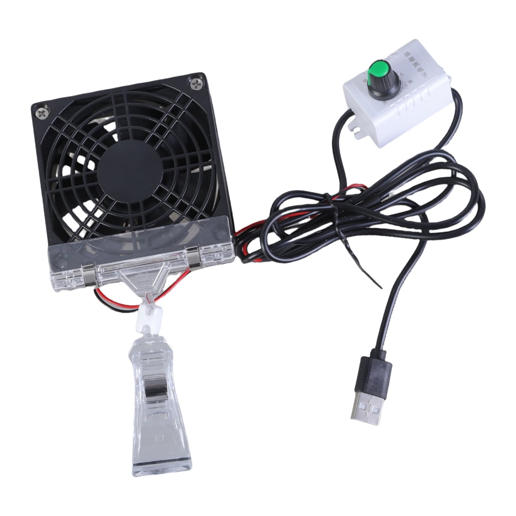 Waterproof Cooling Fan Aquarium Chiller Aquatic Fish Tank Reef Coral ...