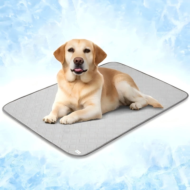 Waterproof Cooling Mat for Dog, Premium Pet Cooling Blanket for Bed ...