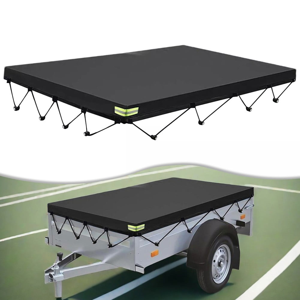Waterproof Cover Trailer Tarpaulin Cargo Covering Custom Fit Coverage ...