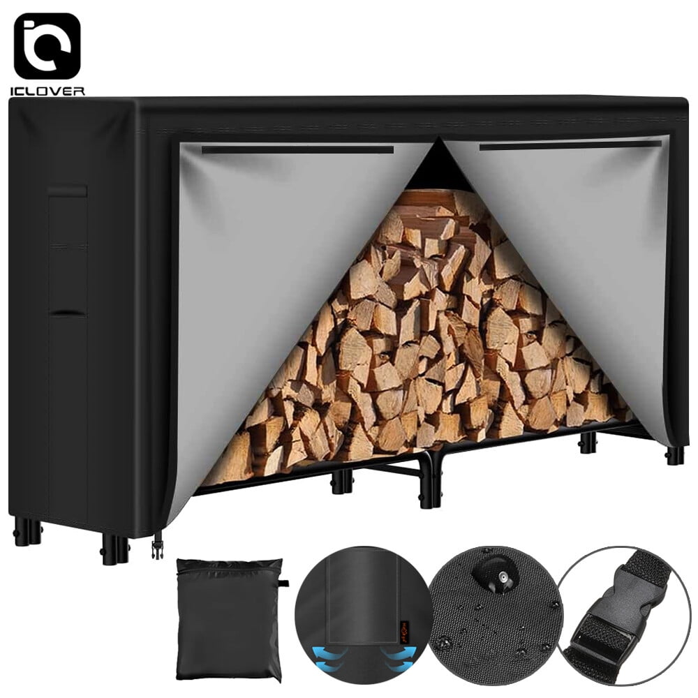Waterproof Cover for 8ft Wood Rack - Heavy Duty Oxford, UV Resistant ...