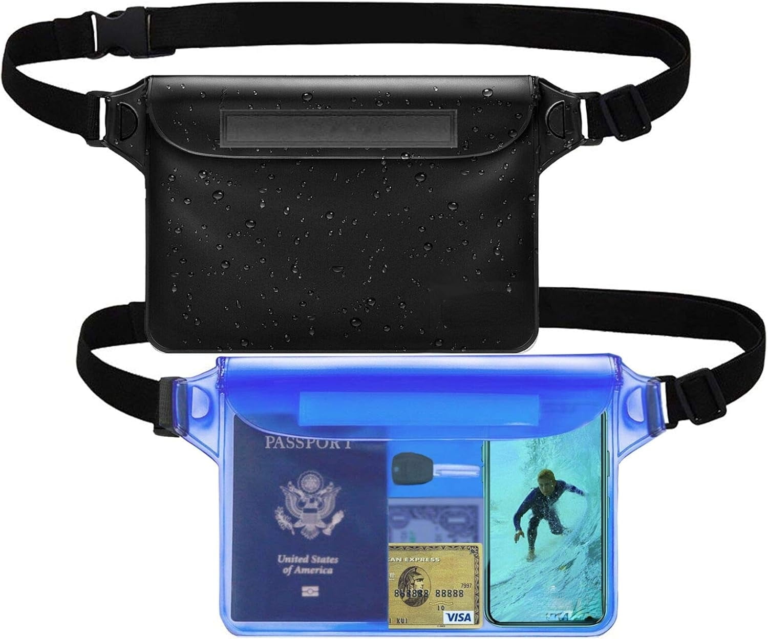 Waterproof Crossbody Belt Bag for Women Men,River Lake Canoe Essential ...