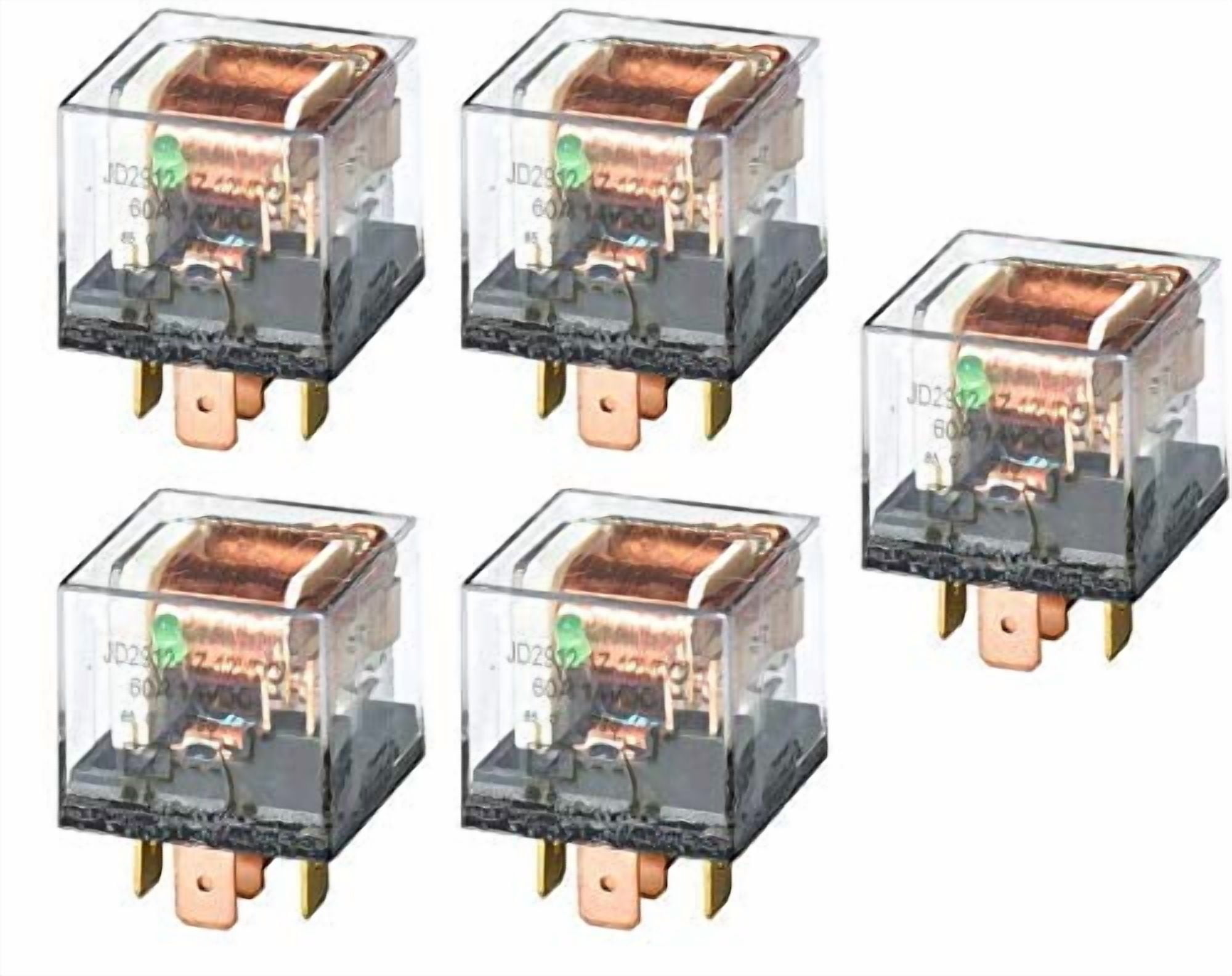 Waterproof DC 12V 60A Relay SPDT 5 Pin Car Heavy Duty Split Charge ...