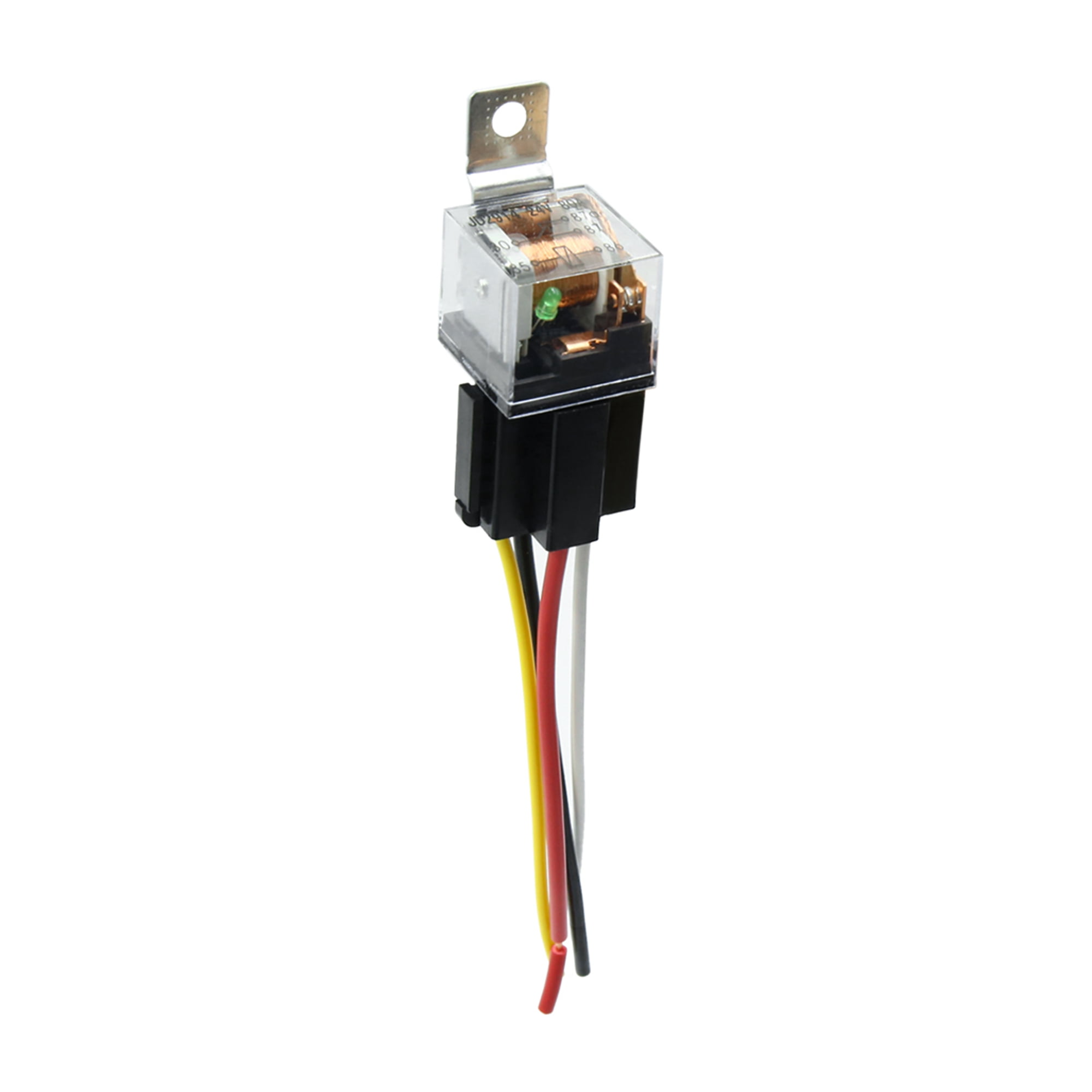 4 Pin Relay Waterproof DC 36V 40A SPST Automotive Car Relay 4 Pin 4 ...