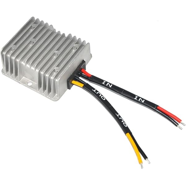 Waterproof DC/DC Converter 24V Step Down to 12V, Buck Converter 20A ...