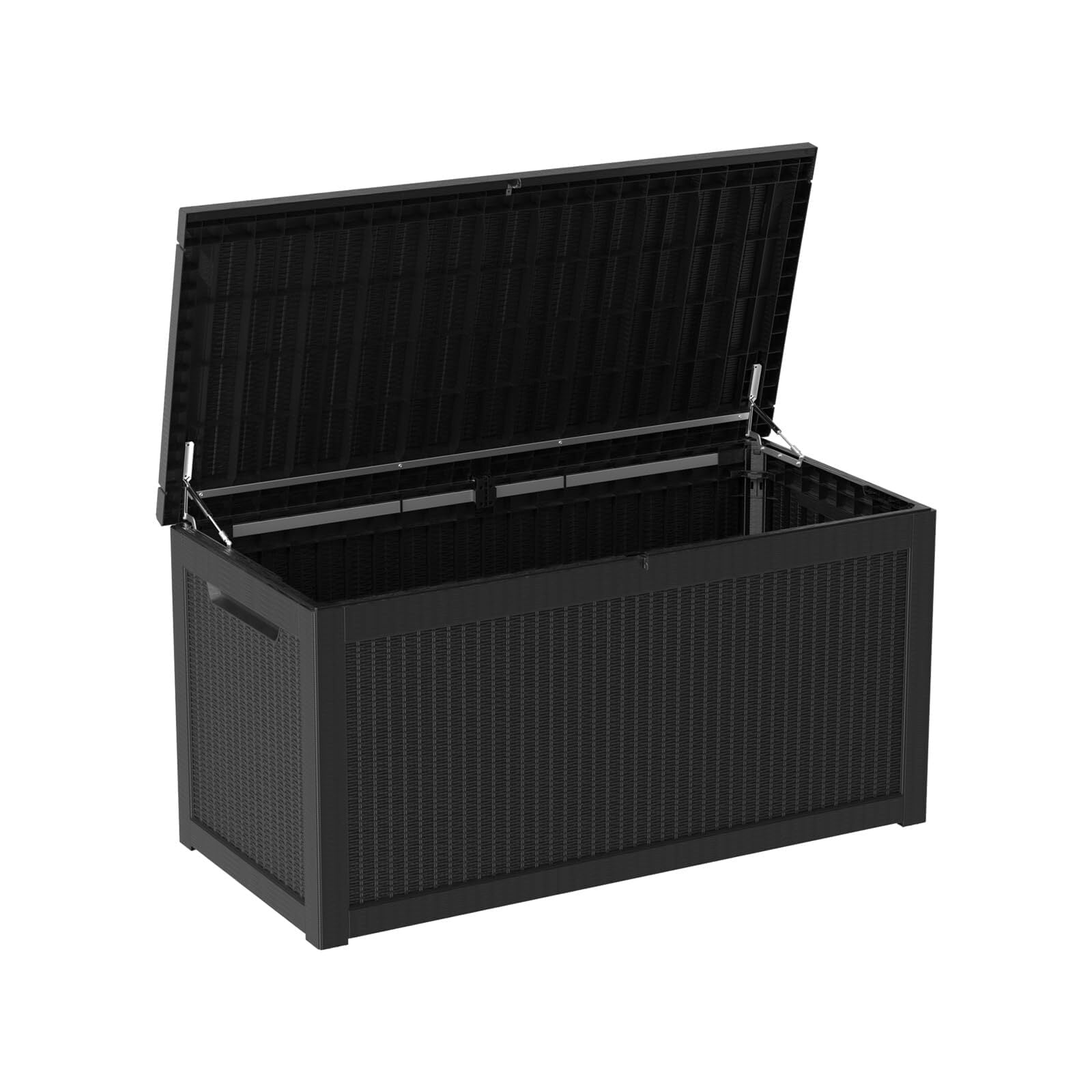 Waterproof Deck Box, Lockable Resin Storage Box for Patio Furniture ...