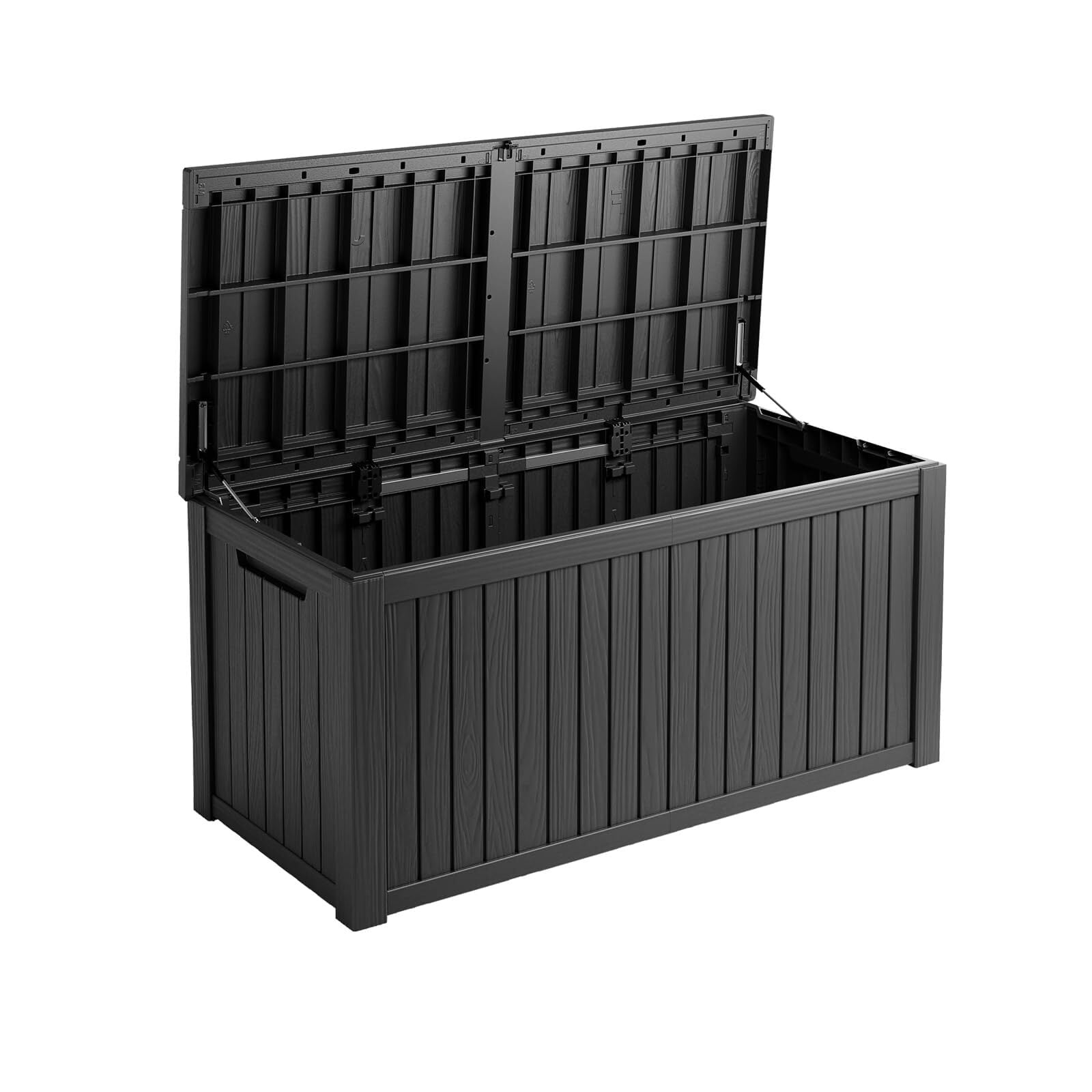 Waterproof Deck Box, Lockable Resin Storage Box for Patio Furniture ...