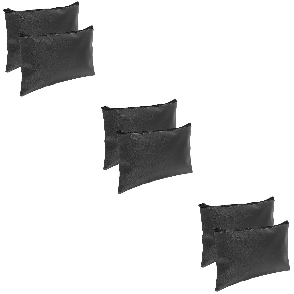 Waterproof Deposit Bag Containers Leather Document Pouch 6 Pcs File ...