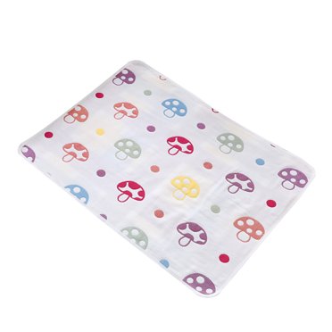 HEVIRGO Washable Waterproof Cotton Diaper Changing Mat, Cartoon Print ...