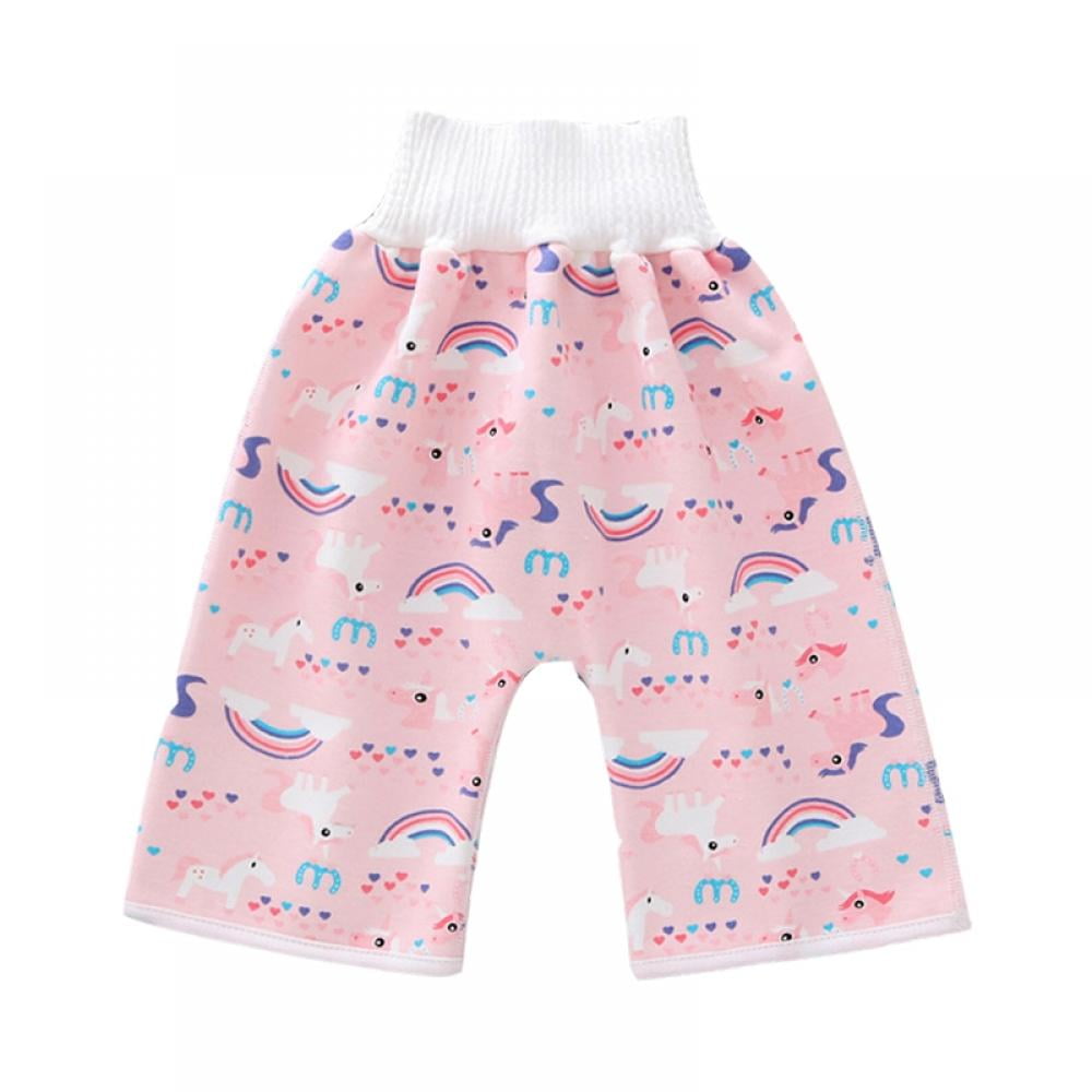 Waterproof Diaper Shorts for bed Wetting Cotton Diaper Skirts for Baby ...