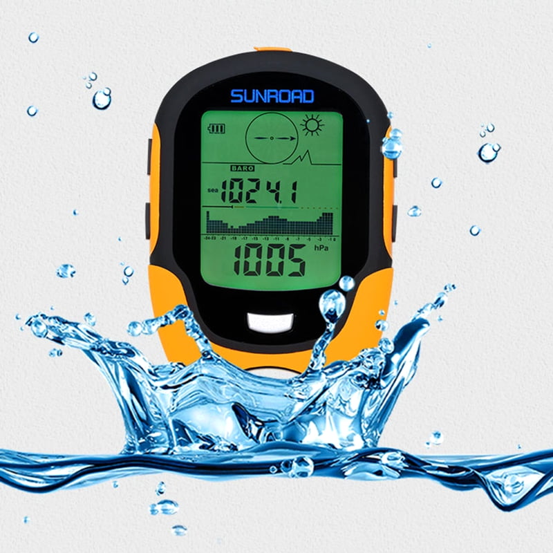 Waterproof Digital Altimeter Barometer Compass Weather Forecast Clock ...