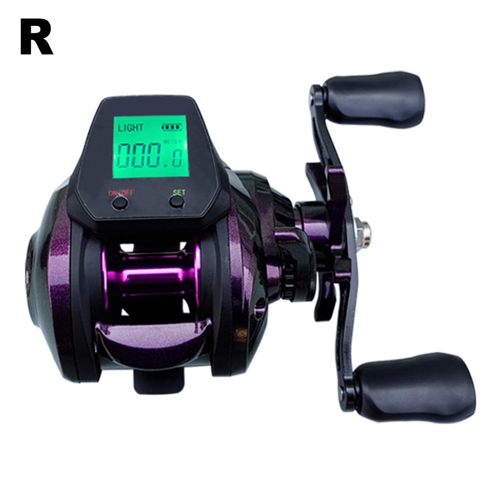 Waterproof Digital Fishing Reel Baitcasting Reel Counting Fishing Reel ...