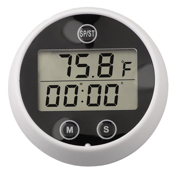Waterproof Digital Ice Bath Thermometer Timer Floating Pool Thermometer ...