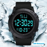 Waterproof Digital Sports Watch Military Tactical LED Backlight ...