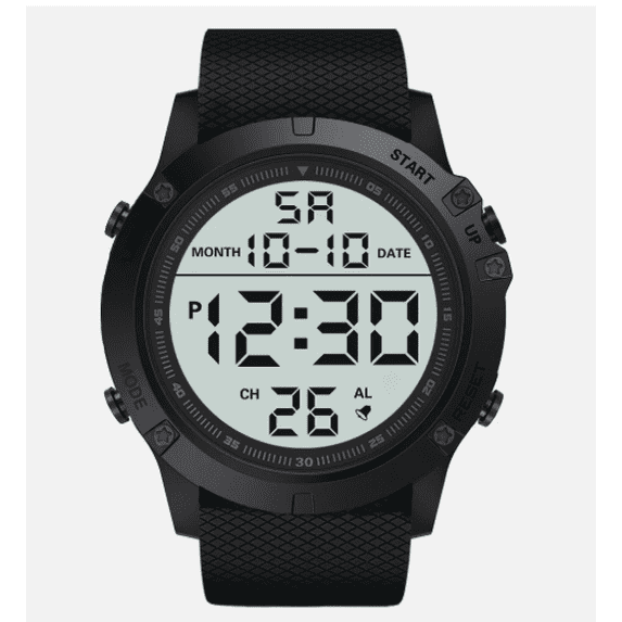 Waterproof Digital Sports Watch for Men – Military Style Tactical LED ...