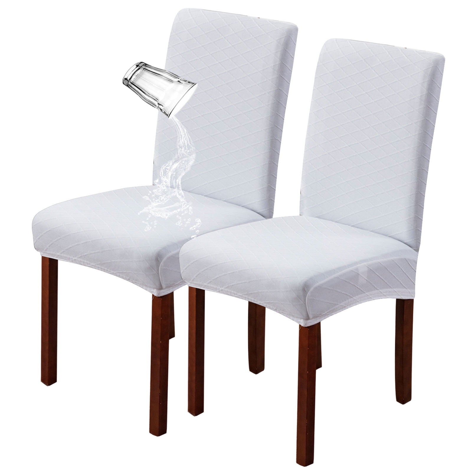 Waterproof Dining Chair Covers,Set of 2/4/6 Stretch Chair Slipcovers ...
