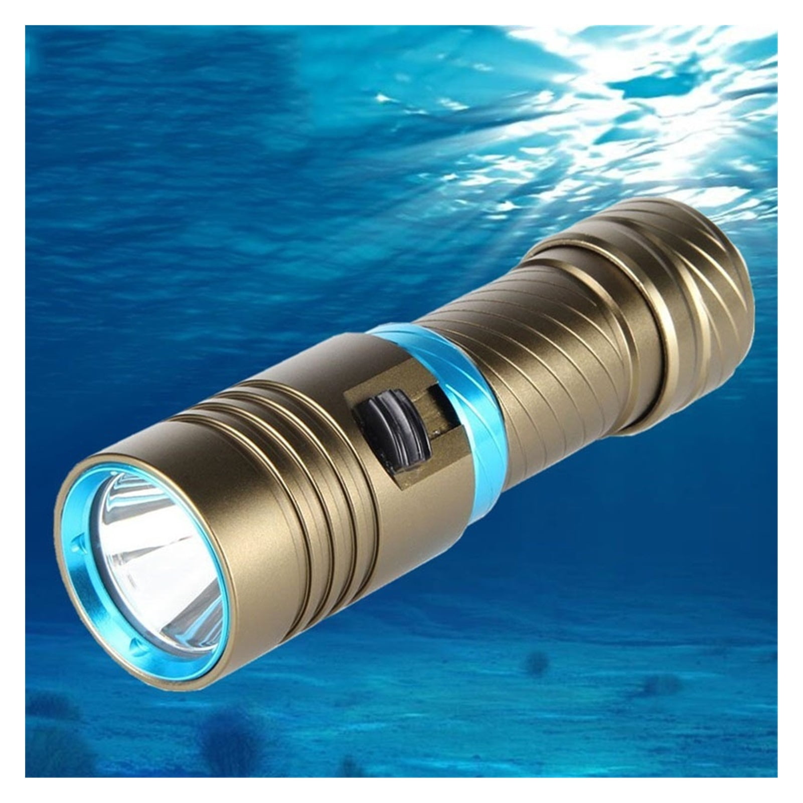 Waterproof Dive Underwater 80 Meter LED Diving Flashlight Torches ...