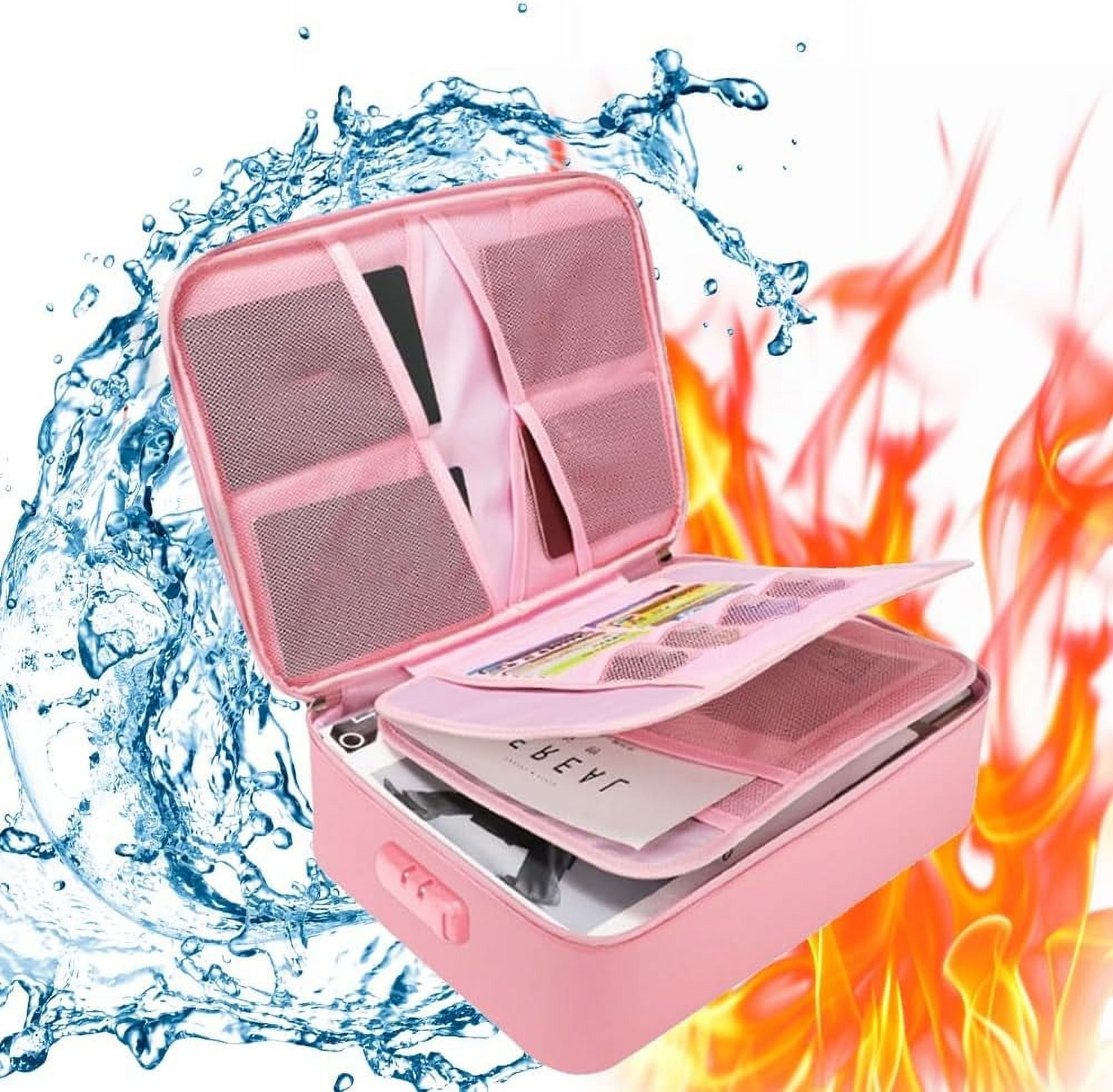 Waterproof Document Storage, Fireproof Document Box, Portable File ...