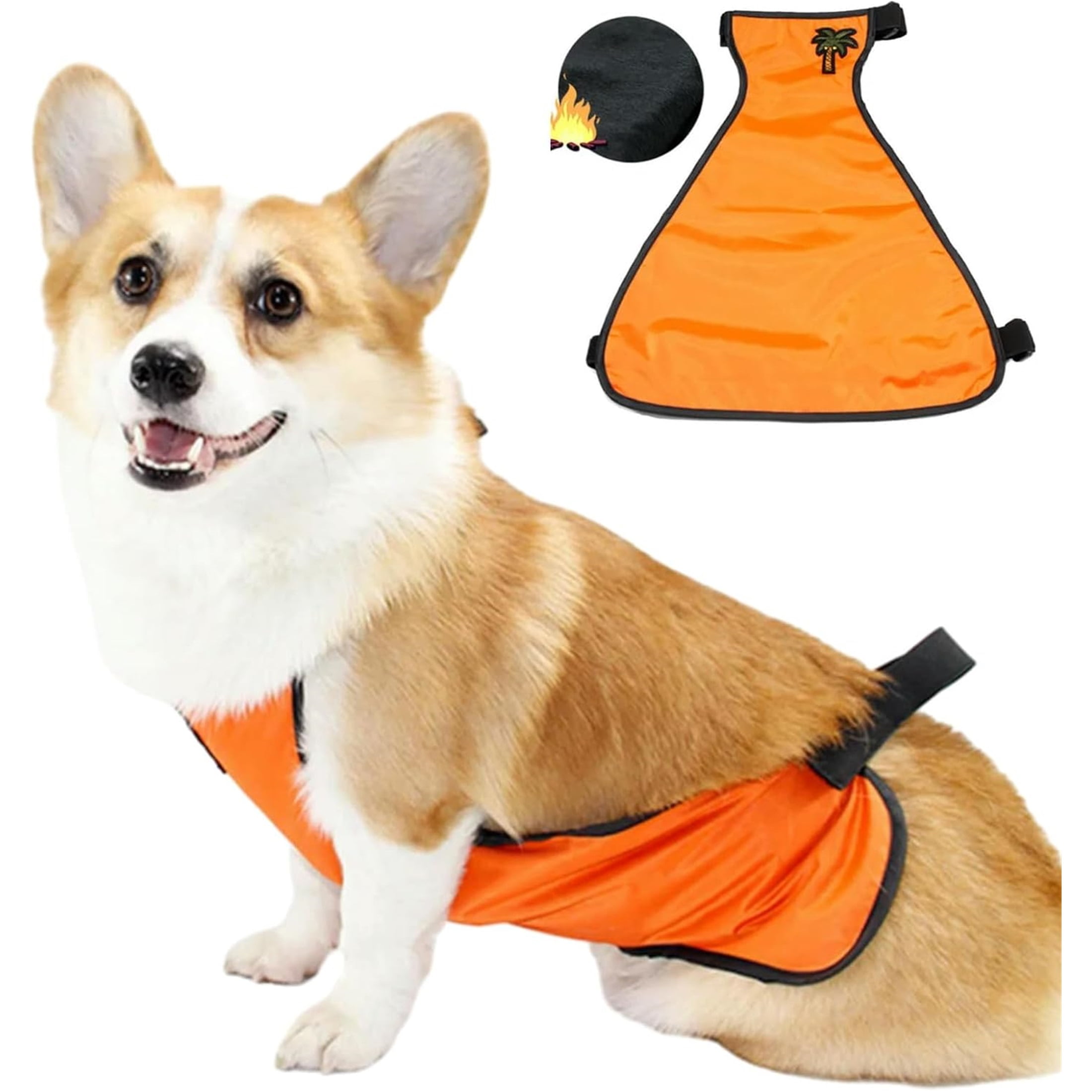 Waterproof Dog Belly Cover Short Legged Female/Male Dog Chest Protector ...