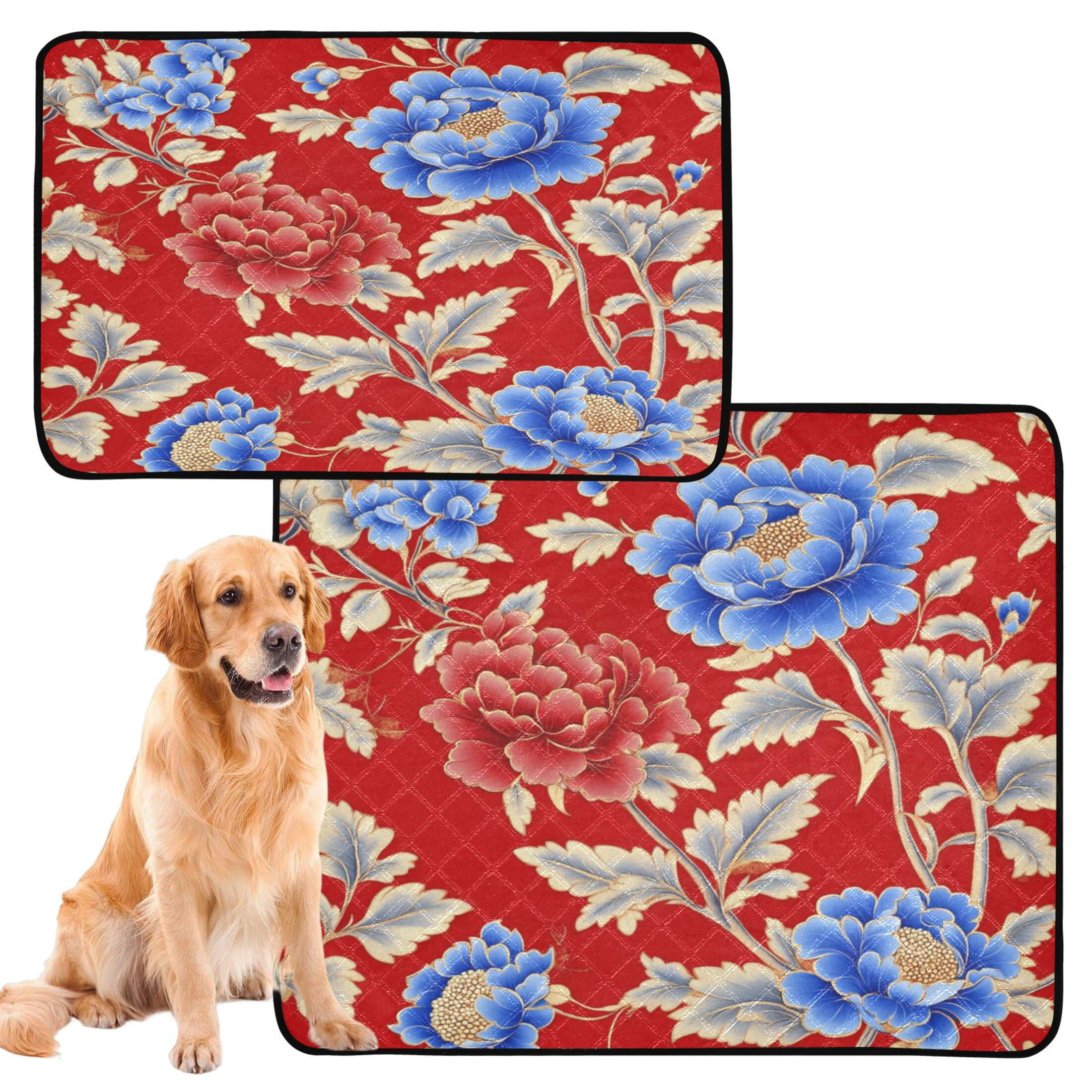 Waterproof Dog Cat Pet Mat with Plush Absorbent Surface & Non-Slip ...